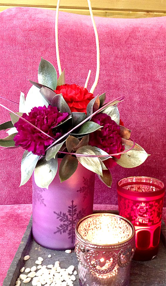 Snowflake Floral Arrangement - The Flower Studio Belfast